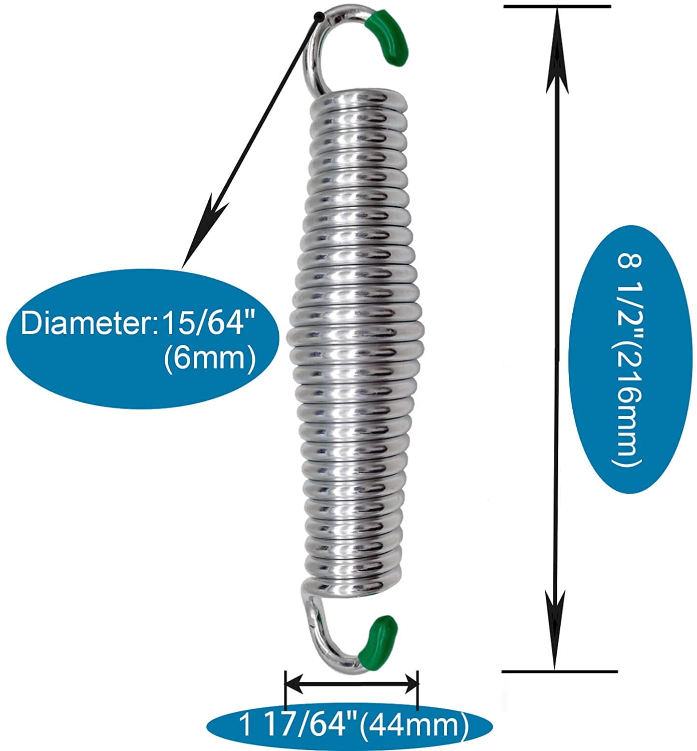 CTUVBIN Porch Swing Springs Heavy Duty - 1300Lbs Hammock Chair Spring ...