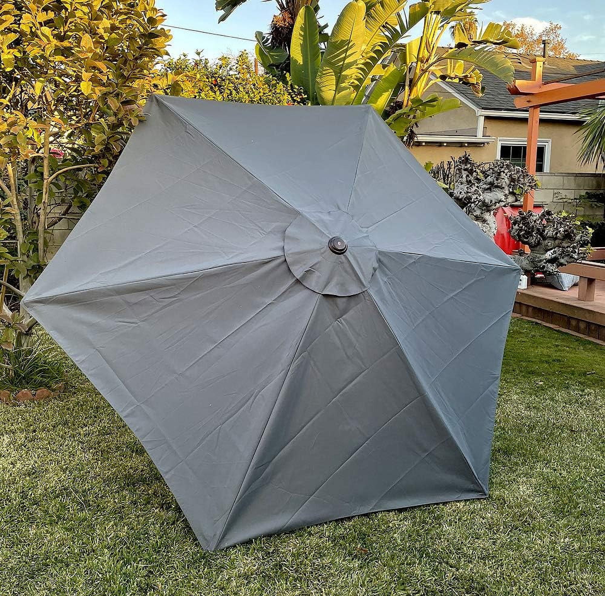 CTUVBIN QWVGYUOP * GRAY * Canopy for 9 ft 6 Ribs (Canopy Only) (GRAY-96 ...