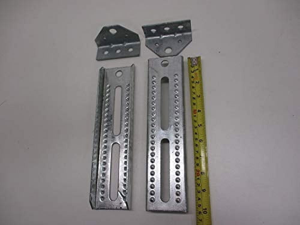 CTW (2) Boat Pontoon Trailer 10" Bolster Bunk Board Adjustable Swivel ...