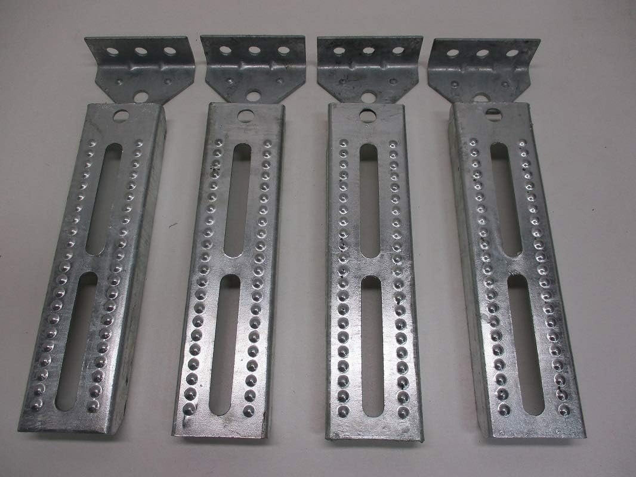 CTW (4) Boat Pontoon Trailer 10" Bolster Bunk Board Adjustable Swivel ...