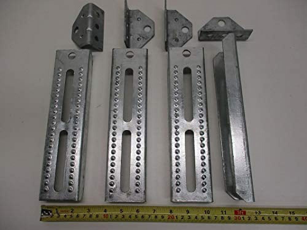 CTW (8) Boat Pontoon Trailer 10" Bolster Bunk Board Adjustable Swivel ...