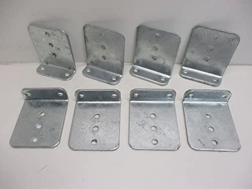 CTW (8) Vertical Pontoon Boat Trailer Bunk Bolster L Brackets / 5" by 6 ...