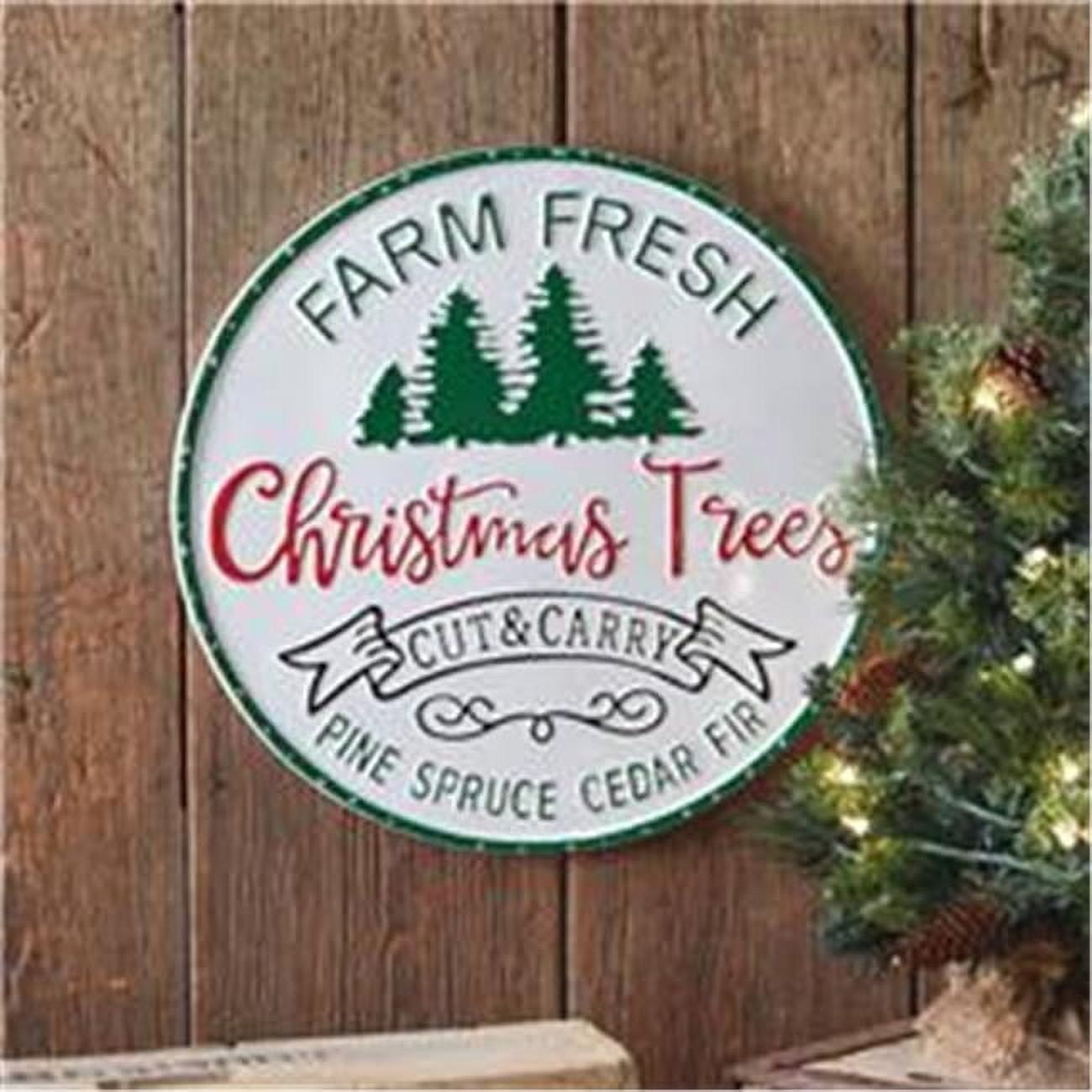 CTW Home 770511 Cut & Carry Christmas Trees Wall Sign - Walmart.com