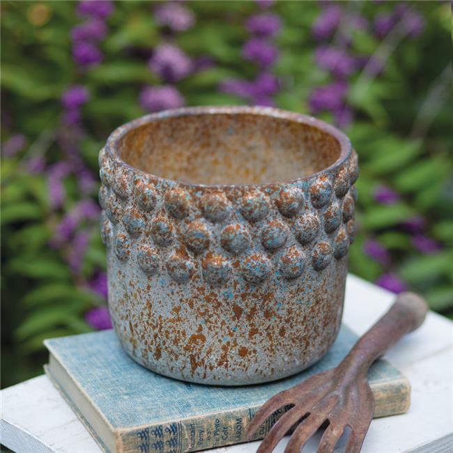 CTW Home Collection 440403 Farmhouse Denim Hobnail Pot - Walmart.com