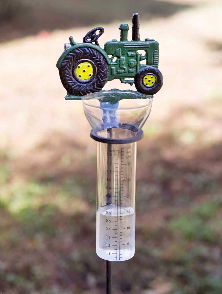 CTW Home Collection Tractor Rain Gauge Garden Stake - Walmart.com