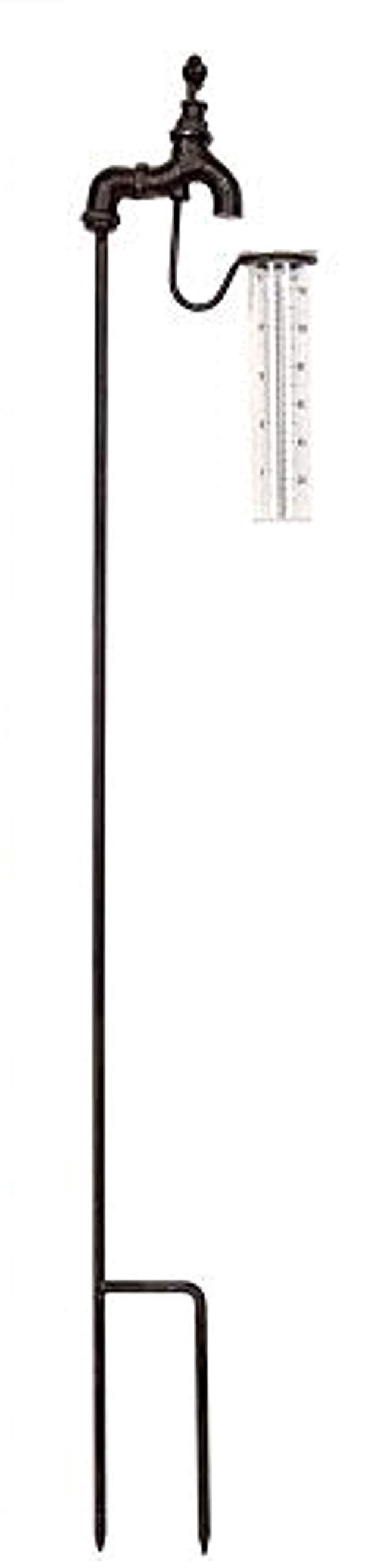 CTW Home Collection Water Spigot Garden Stake Rain Gauge - Walmart.com