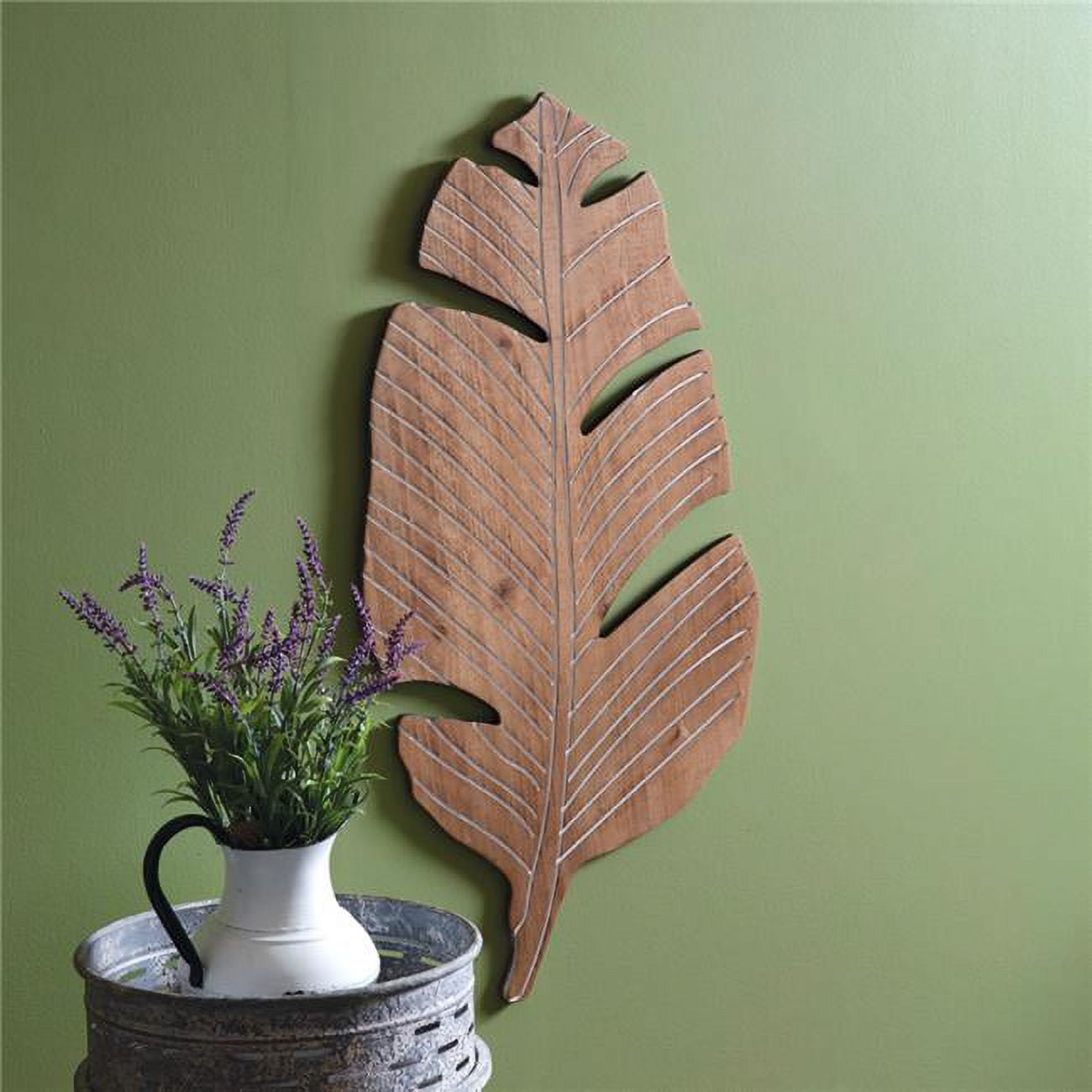 CTW Home Split Leaf Philodendron Wood Wall Decor - Walmart.com