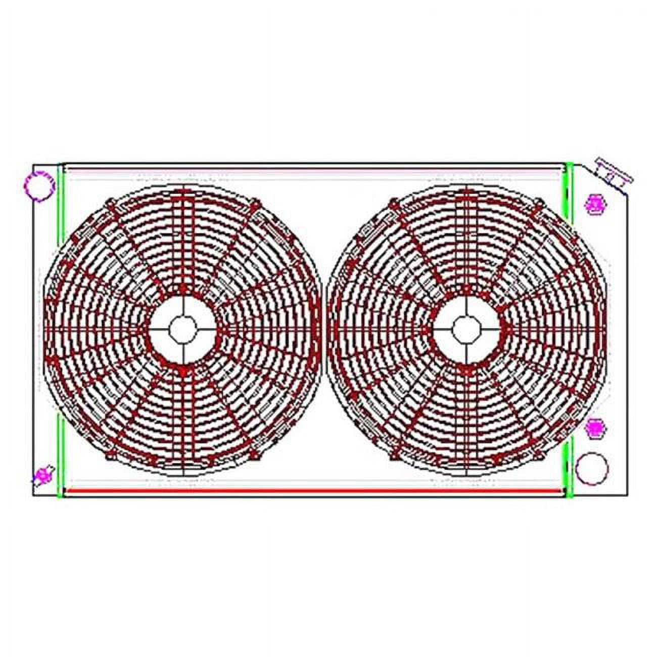 CU-70008 Radiator Combo Unit for GM A & G Body - Walmart.com