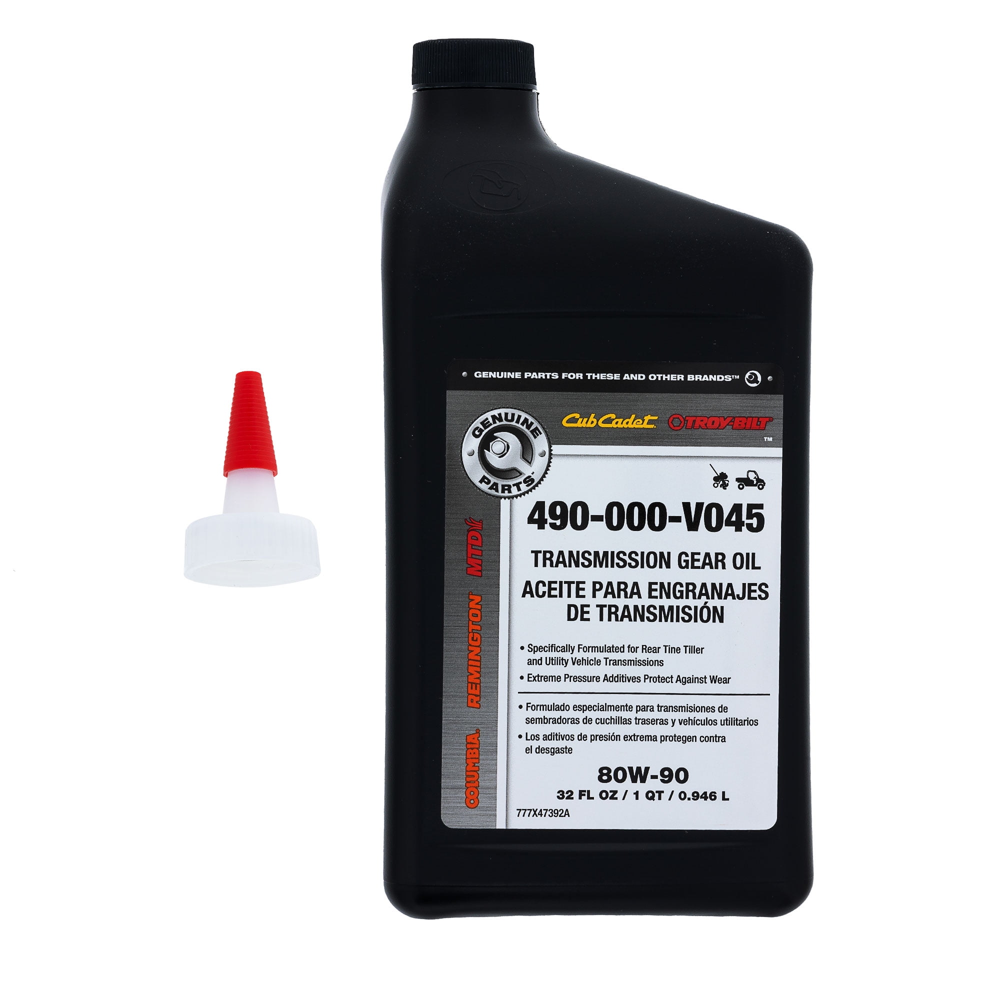 CUB CADET 490-000-V045 Transmission 80W-90 Gear Oil Sport Volunteer ...