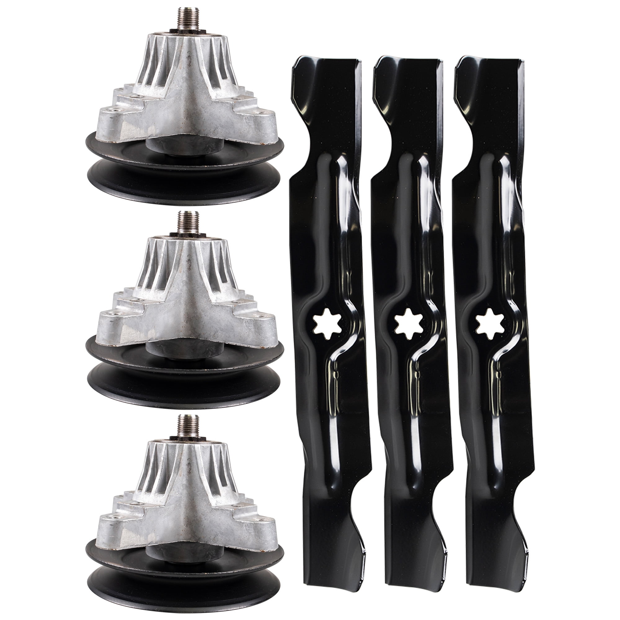 CUB CADET 50" Deck Spindle Blade Kit 942-04053C 918-05016 LTX1050 ...