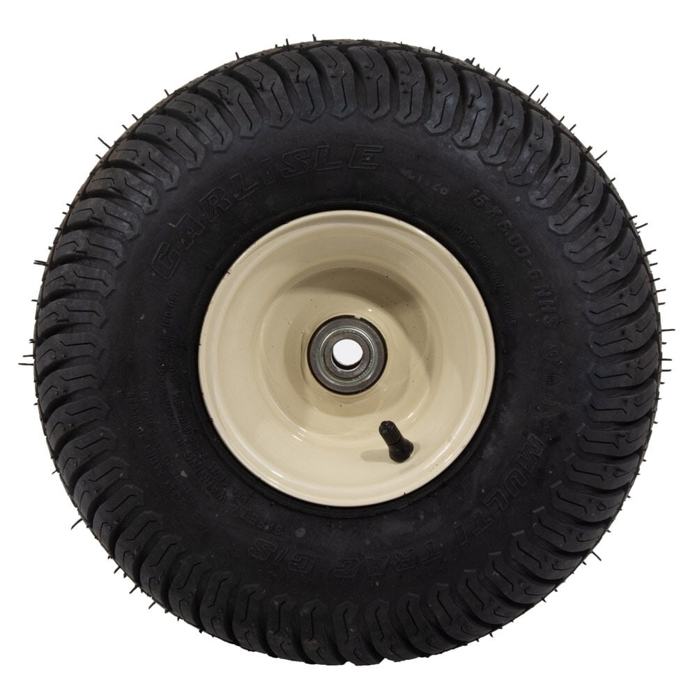 CUB CADET 634-05159A-0931 Beige 15x6x6 Wheel Assembly Enduro LX42 LX46 ...