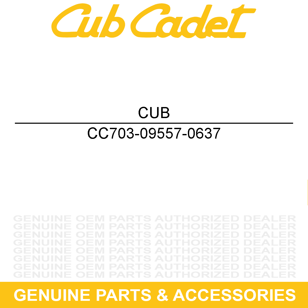 CUB CADET 703-09557-0637 Chute Top Mounting Bracket Powder Black Triple ...