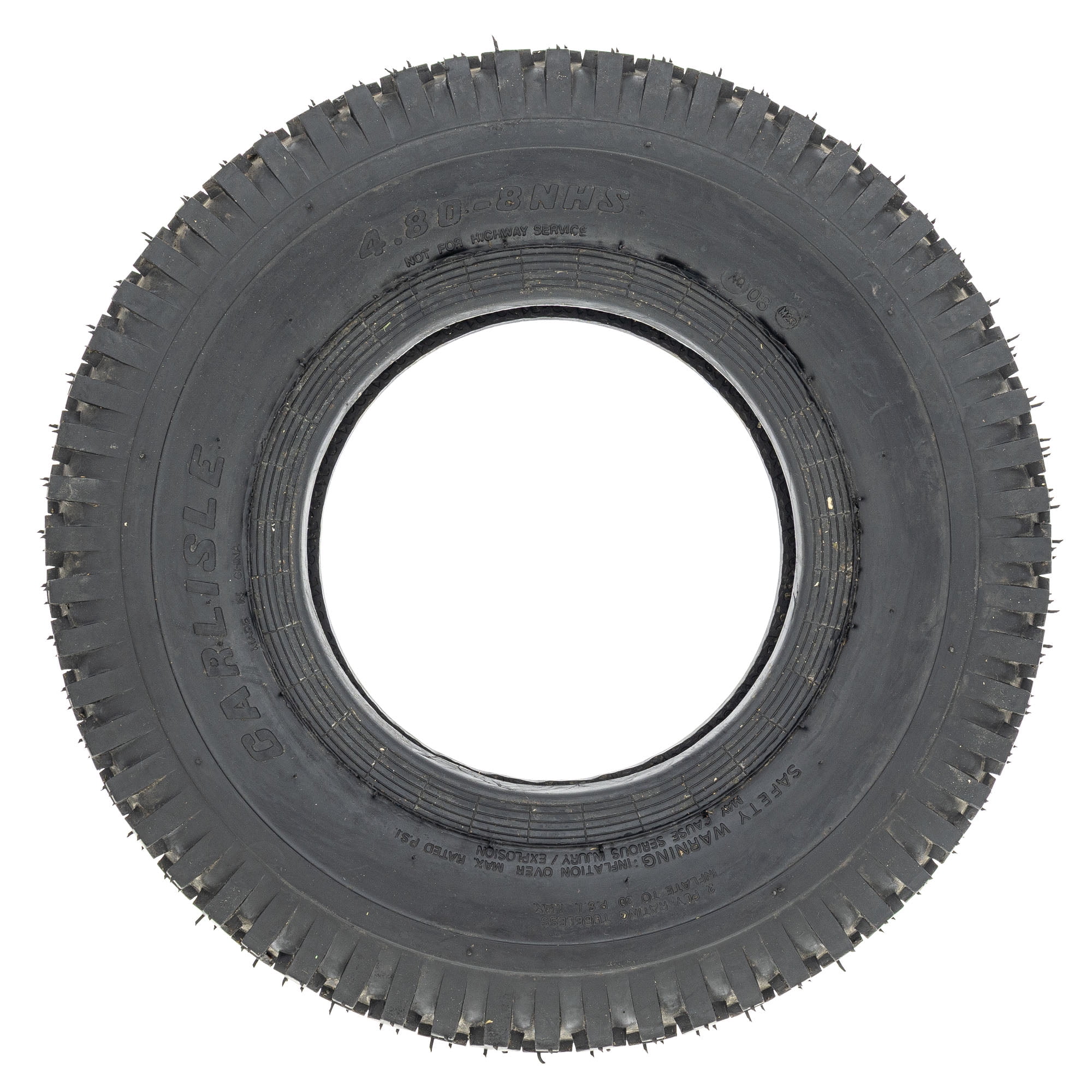 CUB CADET 734-04237 Tire 4.80 X 8 Wide ES E Cut CC 933 833R 833E 800 ...