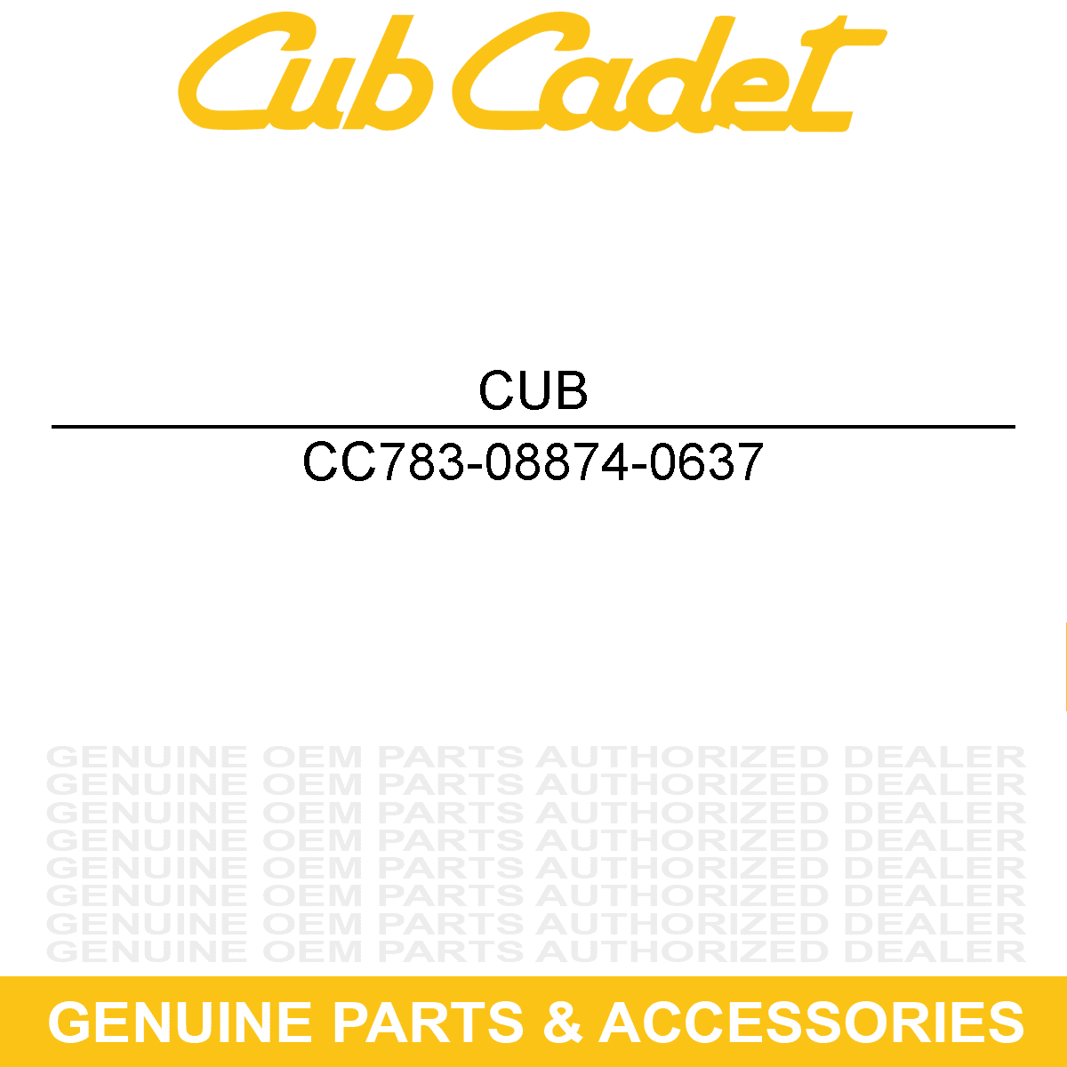 CUB CADET 783-08874-0637 Frame Support Bracket Right Hand XT1 XT2 GX54 ...