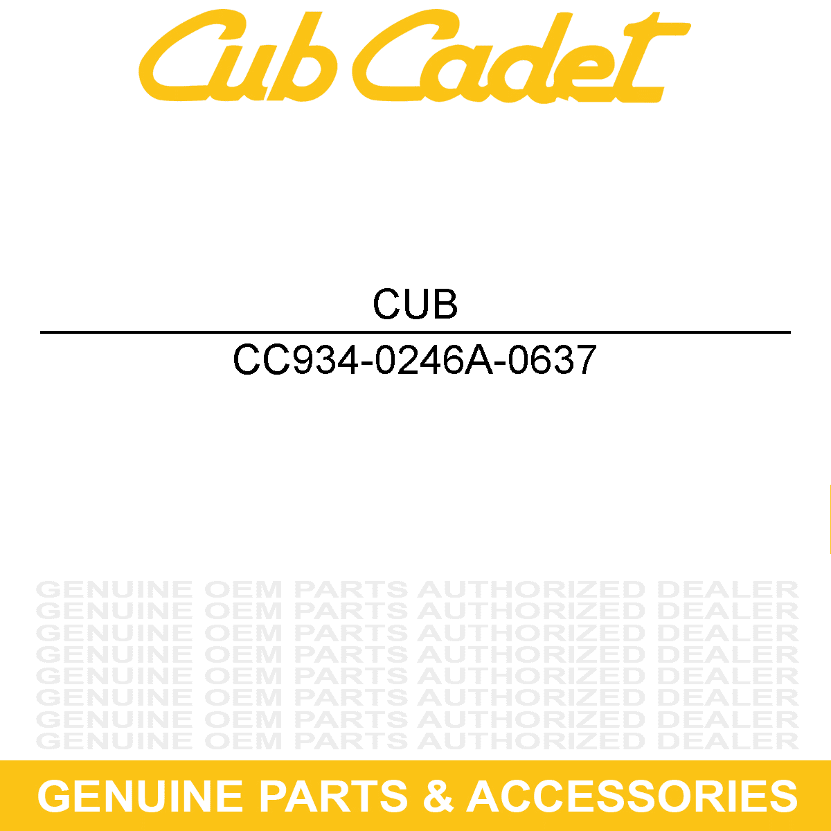CUB CADET 934-0246A-0637 Rear Rim Assembly Powder Black Z Force 48 L ...