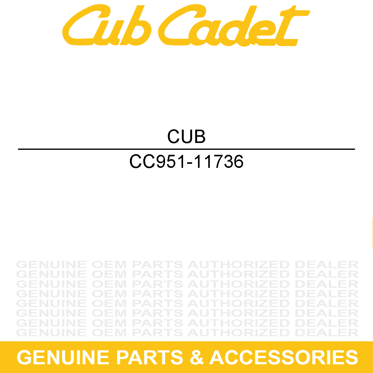CUB CADET 951-11736 Primer Hose Assembly Engine 1P65NU 1P65N0A 1P65N0 ...