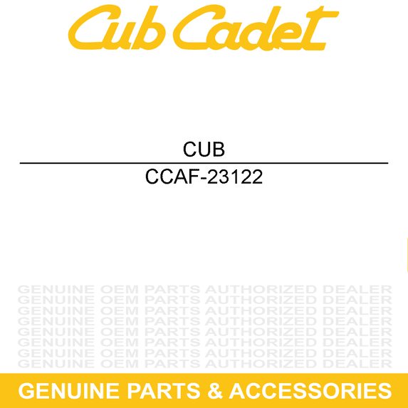 CUB CADET AF-23122 Pivot Shaft 46 Dozer Blade 833 822 674 19A30017OEM 6 ...