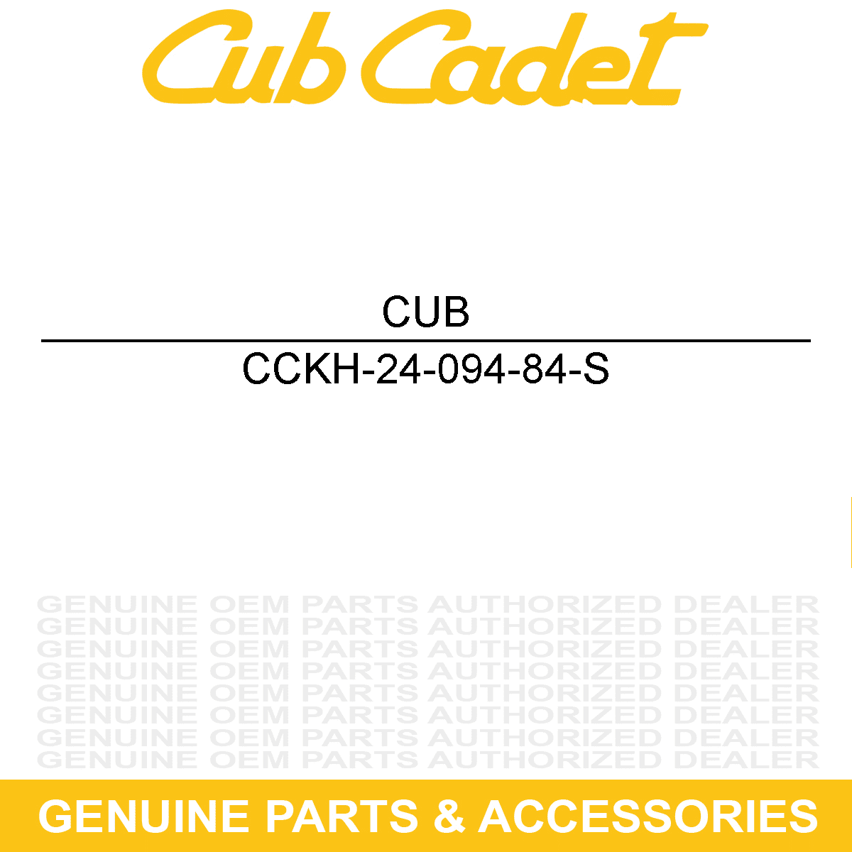 CUB CADET KH-24-094-84-S Air Cleaner Base GT GSE LT GS GSX XT3 44 48 54 ...