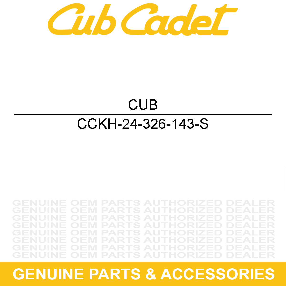 CUB CADET KH-24-326-143-S Evaporative Hose Z Force RZT LGT LGTX GT GSE ...