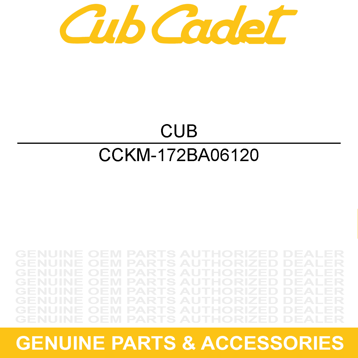 CUB CADET KM-172BA06120 Bolt Stud 6 X 120 Tank S S7237 S6031 M72 M60 LP ...