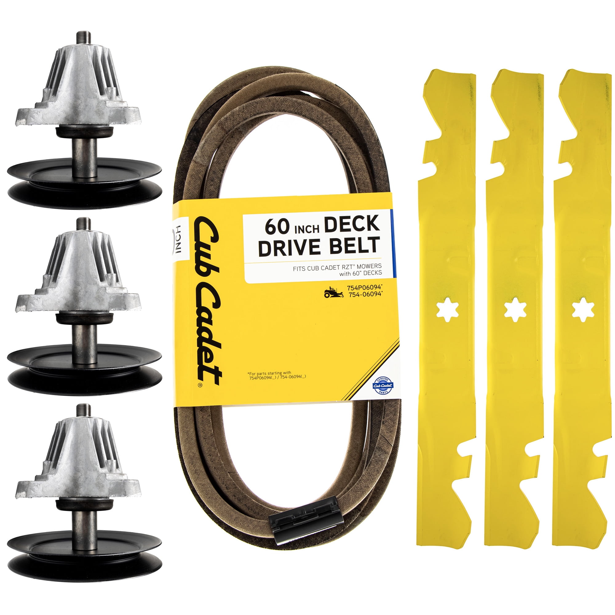 CUB CADET Xtreme Blade Spindle Belt Kit Ultima ZT2 ZT3 60 742P05620-X ...