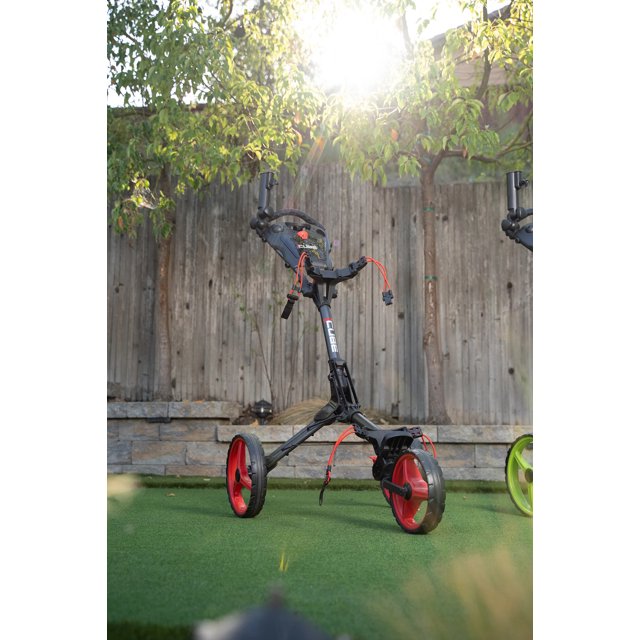 CUBE CART 3 Wheel Push Pull Golf Cart - Two Step Open/Close - Smallest ...