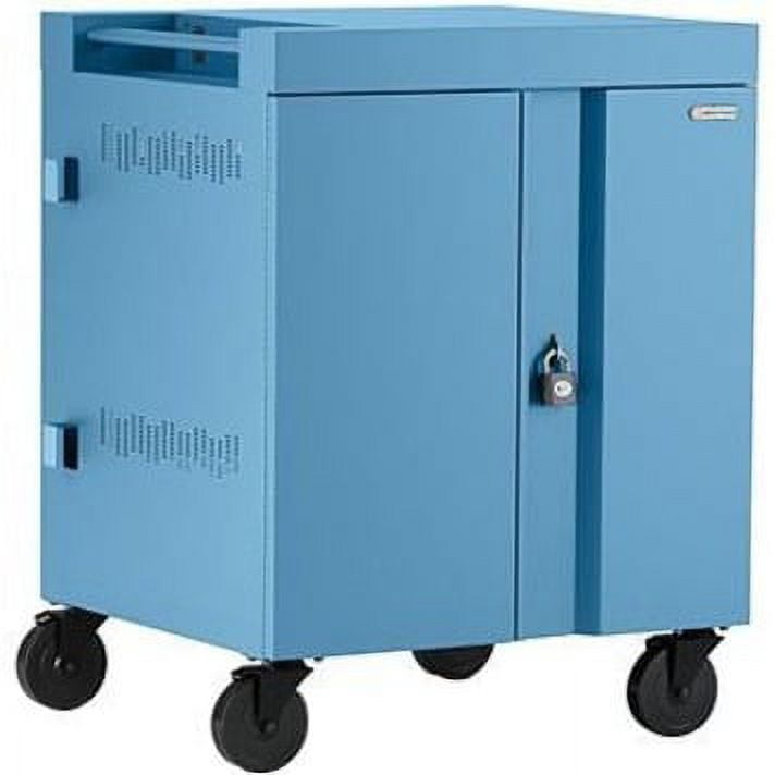 CUBE Cart AC for Up to 32 Devices w/Back Panel, Sky Paint - Walmart.com