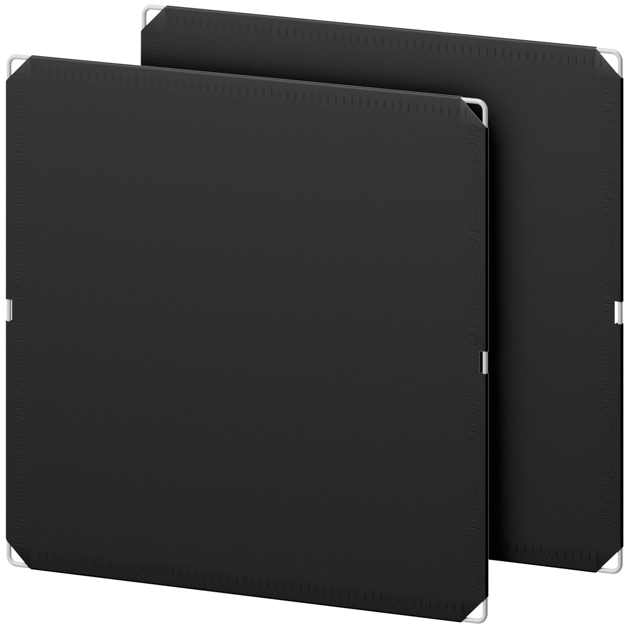 CUBEDIY Side Panels for Shoe Organizer 2 Square Metal-Frame 11.8” x 11. ...