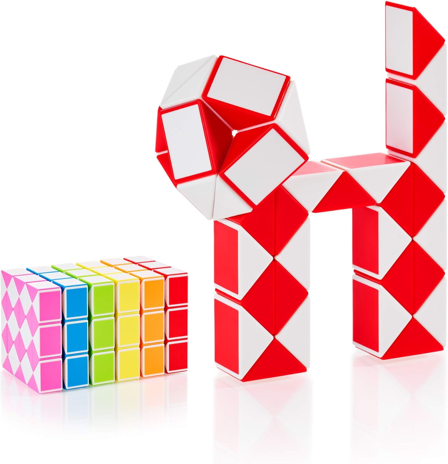 CUBIDI® Magic Snake Cube | Fidget Snake Toy for Kids | Travel Toys for ...