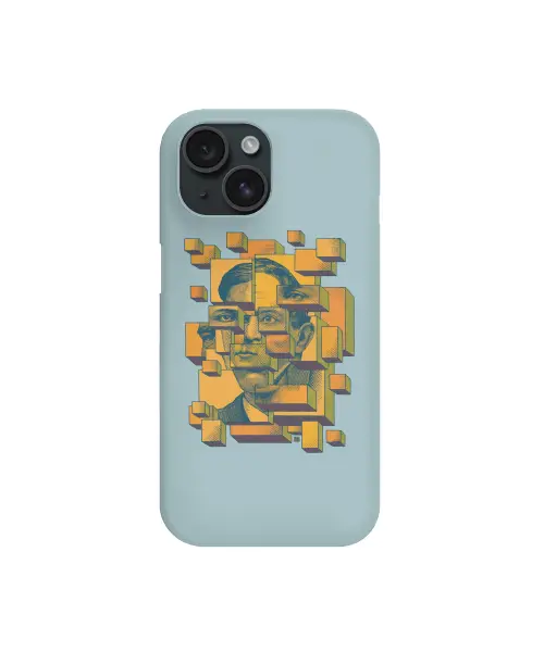 CUBIST HEAD Abstract Art Phone Case for iPhone 16 15 14 13 12 11 Pro ...