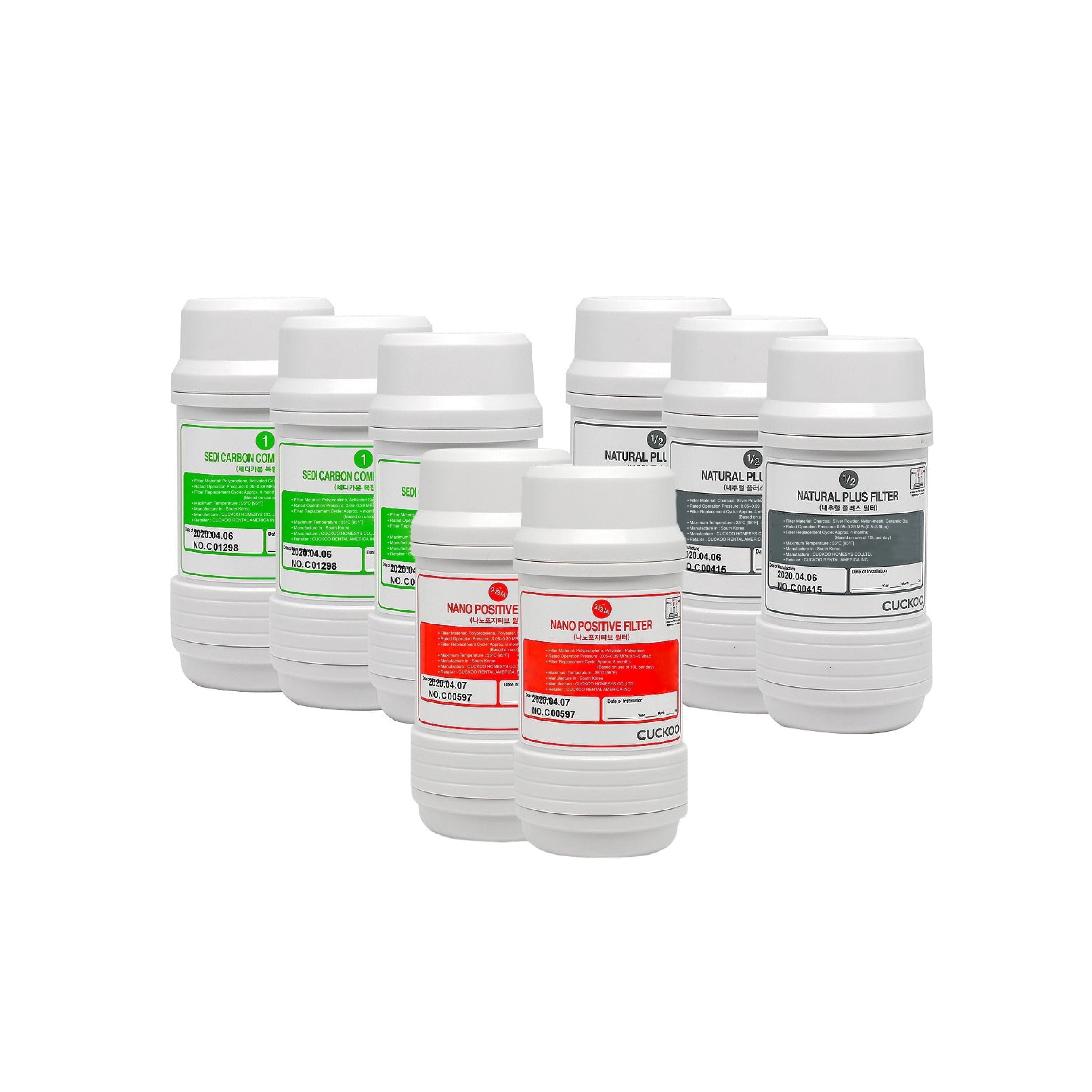 Cuckoo 1 Year Water Filter Replacement Bundle for CP-P011 - Walmart.com