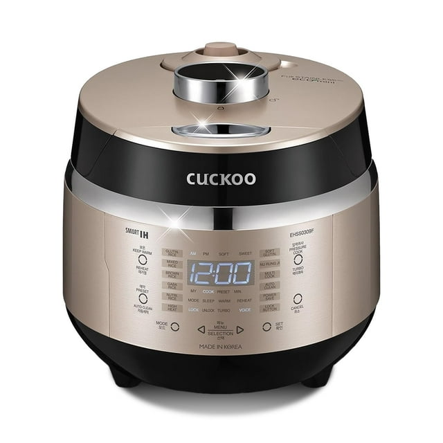 CUCKOO High Pressure Rice Cooker 3-Cup Uncooked / 6-Cup Cooked with ...