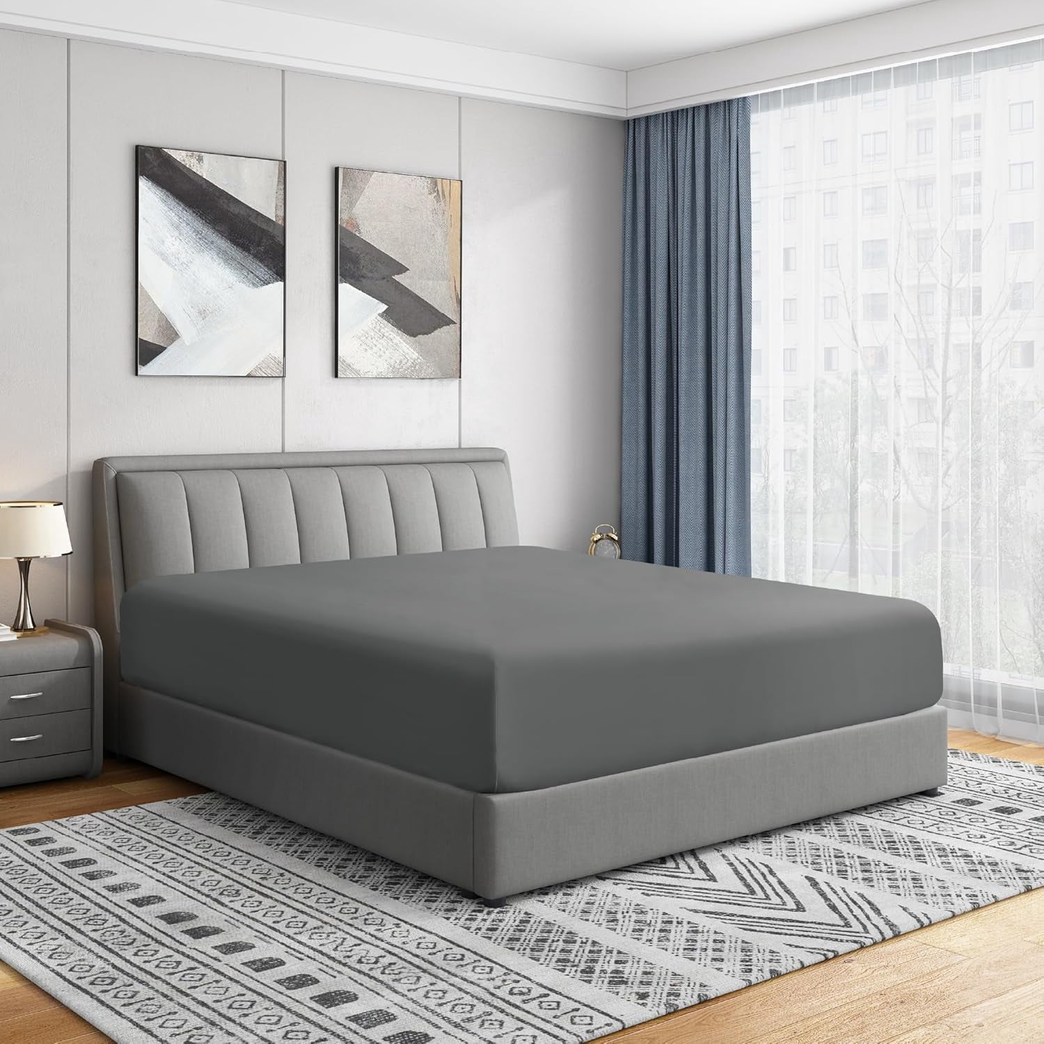 CUDUCA-Full Fitted Sheet - Double Brushed Ultra Soft - Wrinkle & Fade ...