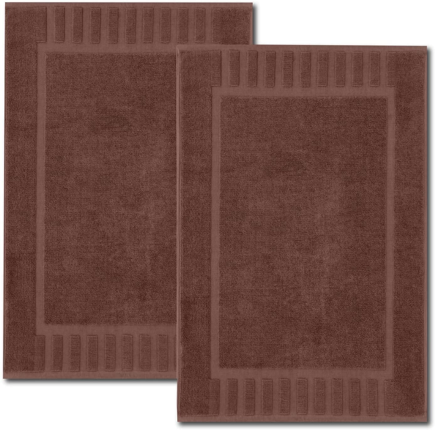 CUDUCA-Luxury Bath Mat Floor Towel Set - Absorbent Cotton Hotel Spa ...