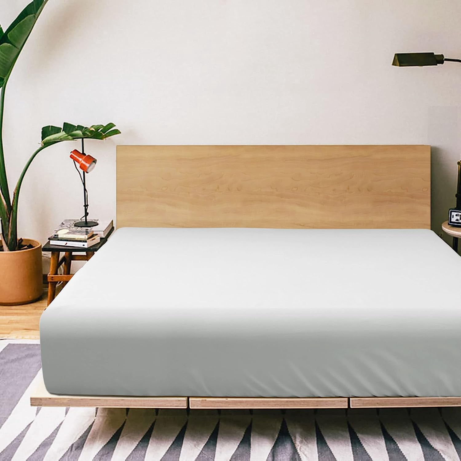 CUDUCA-Twin XL Fitted Sheet Only - Bottom Sheet - Microfiber Deep ...