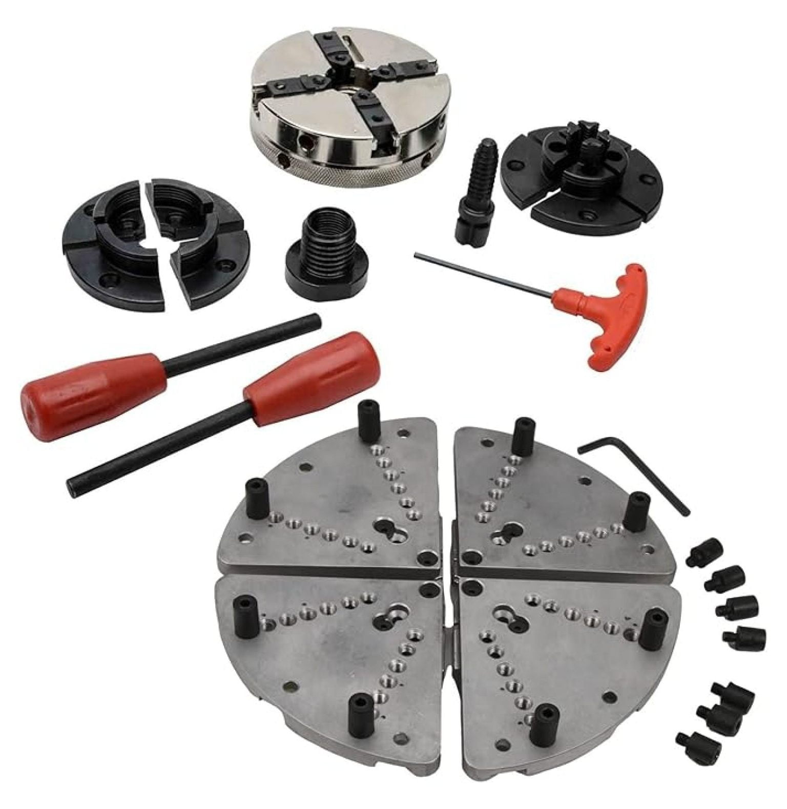 CUG3418CCX Special Edition Utility Grip 4-Jaw Lathe Chuck System with ...