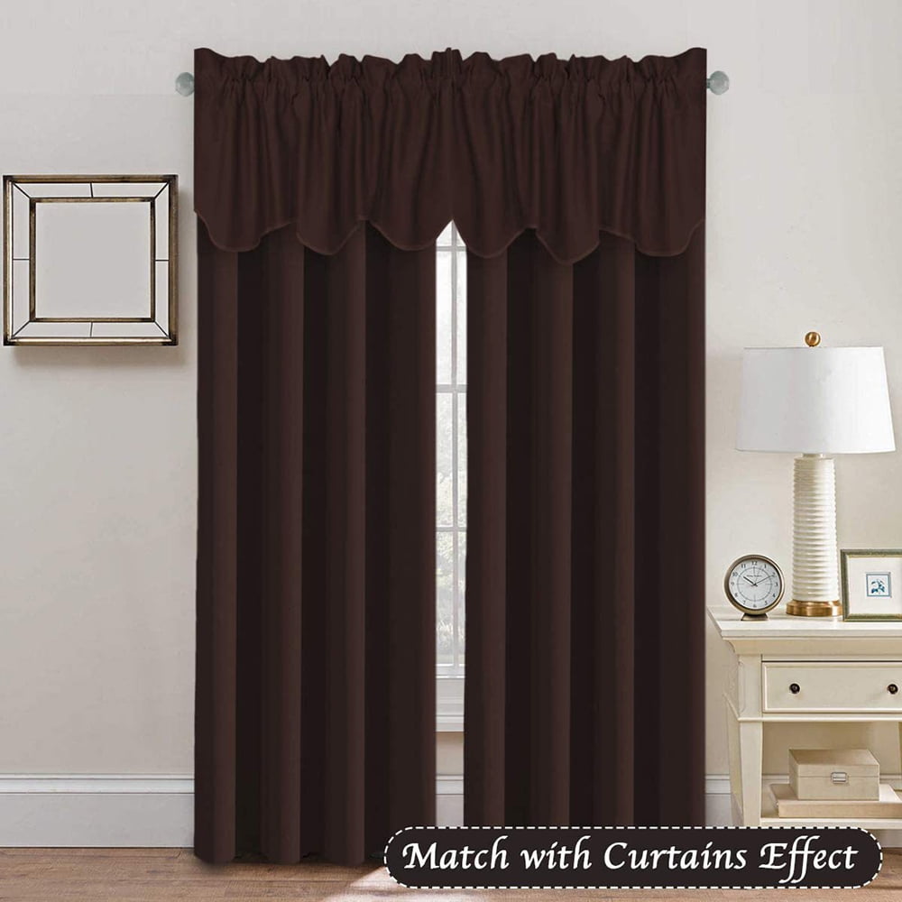 CUH Luxury Drapes Thermal Insulated Privacy Bedroom UV Protection Rod ...