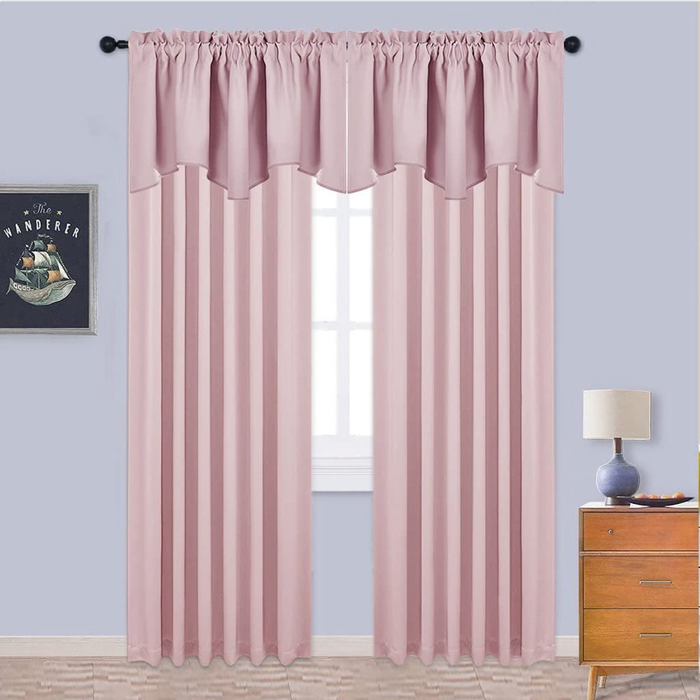 CUH Luxury Drapes Thermal Insulated Privacy Bedroom UV Protection Rod ...