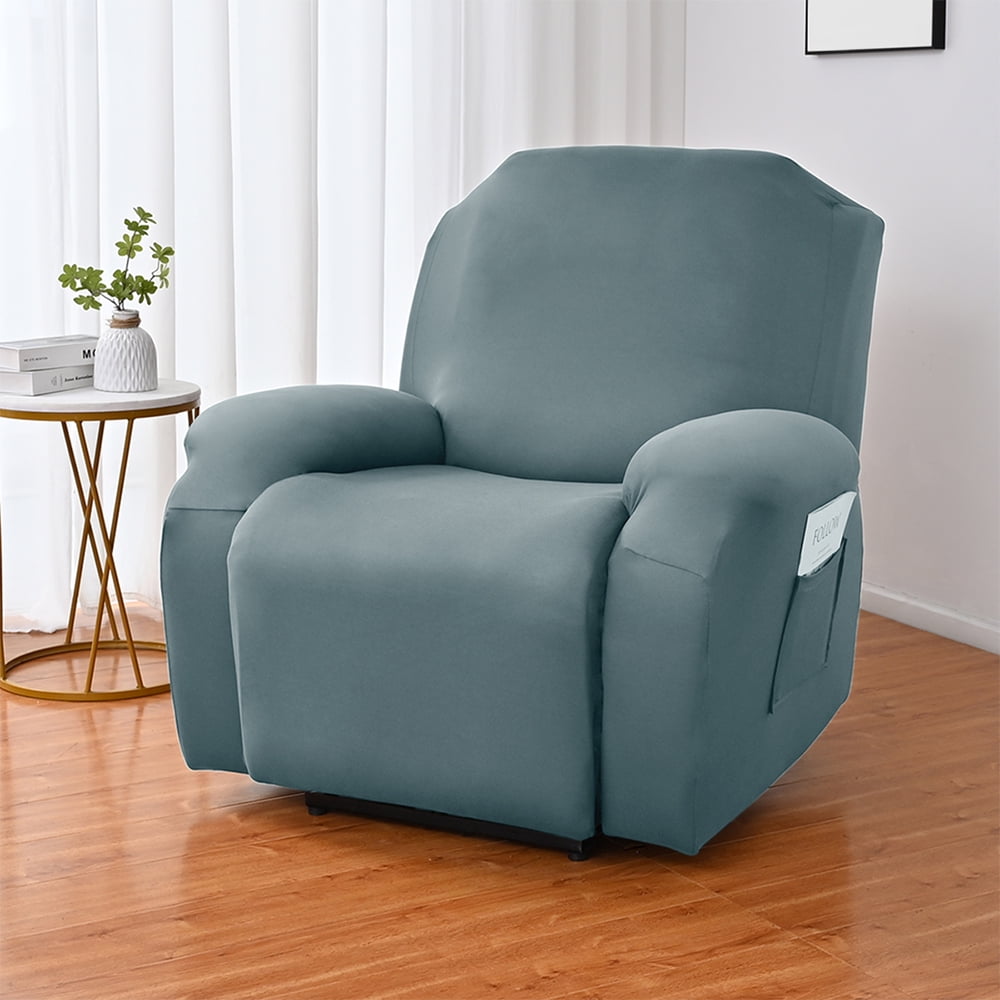 CUH Removable Couch Cover Recliner Armchair Cover Plain Stretch ...