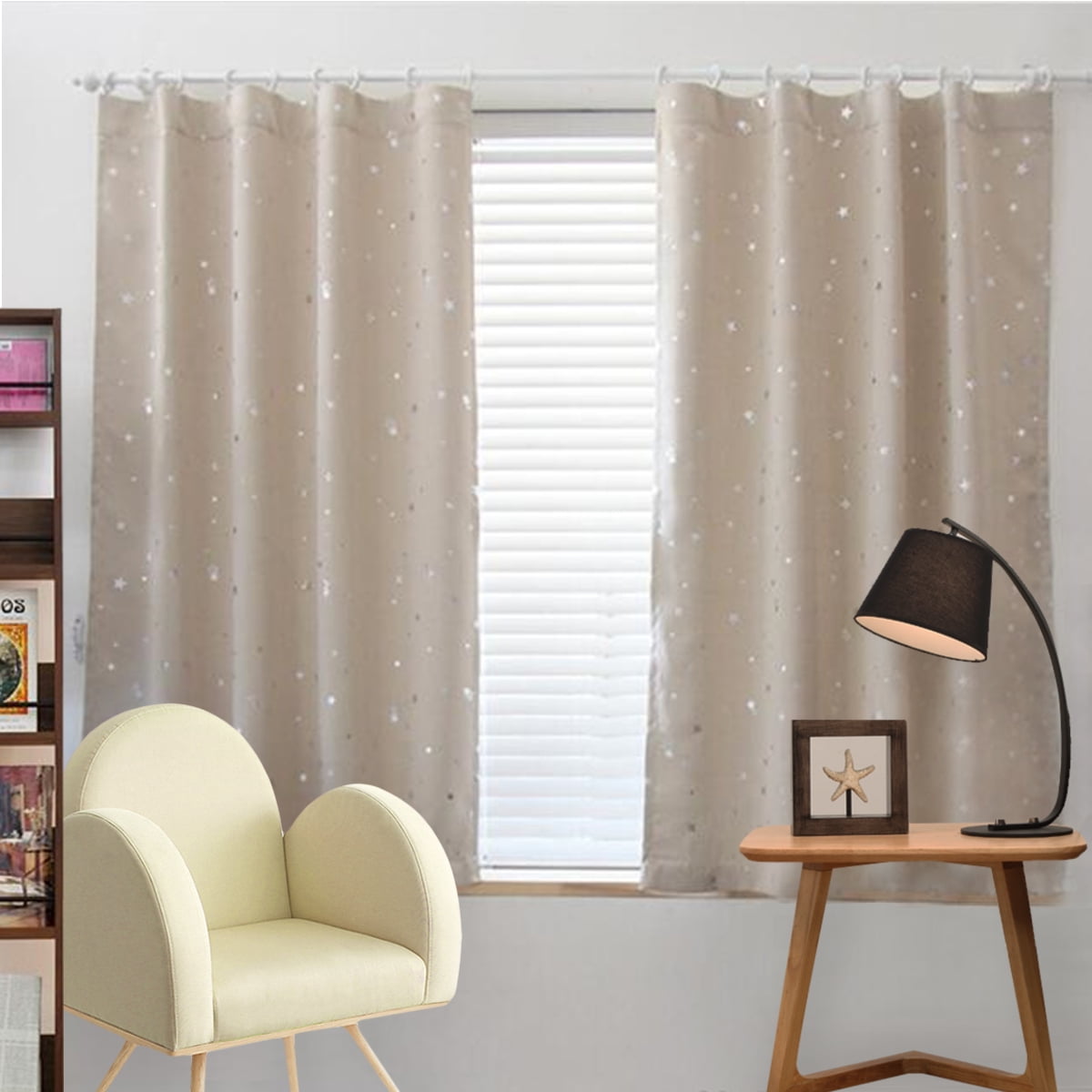 CUH Window Curtains Blackout Room Thermal Insulated Kids Boy Girls ...