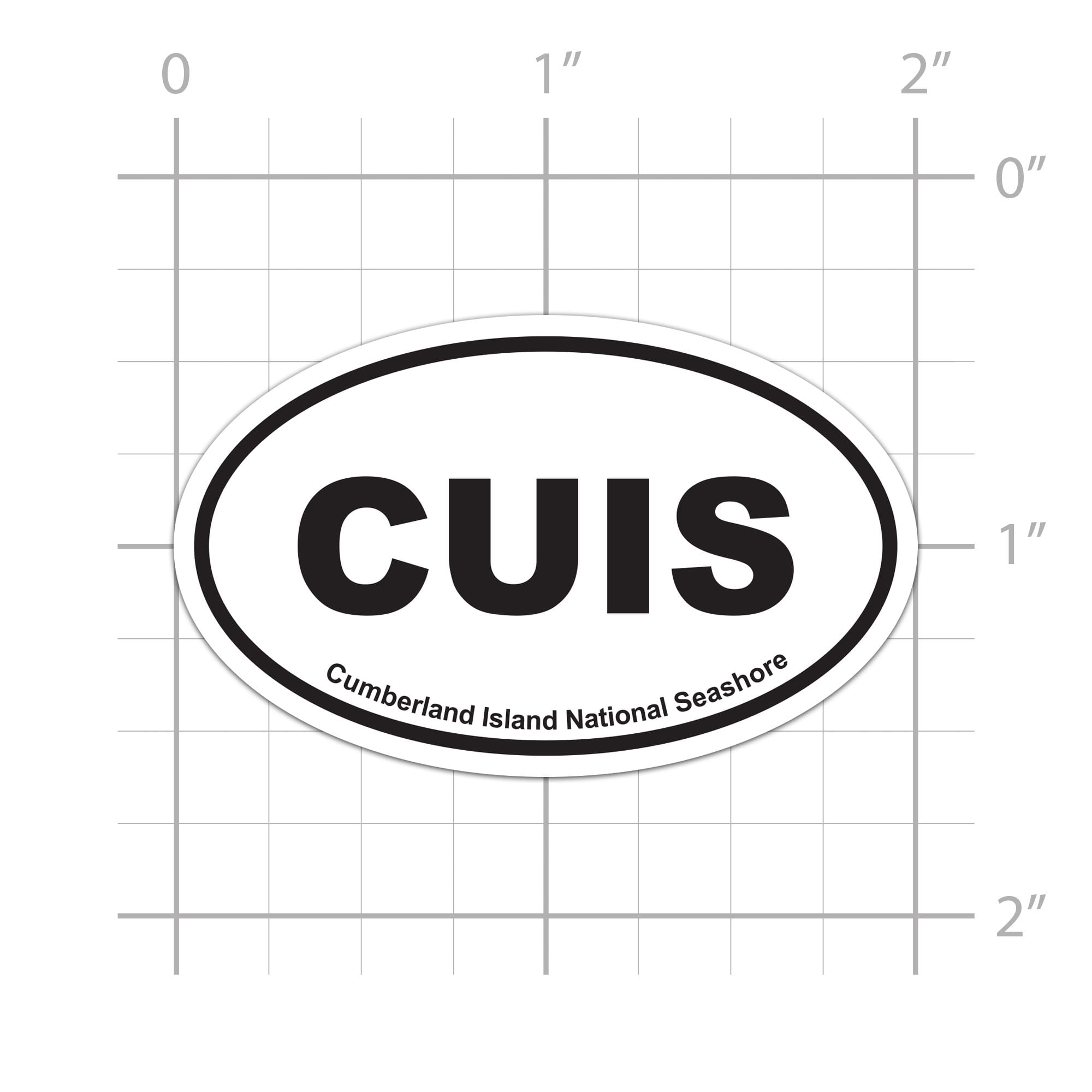 CUIS Cumberland Island National Seashore Sticker for water bottle phone ...