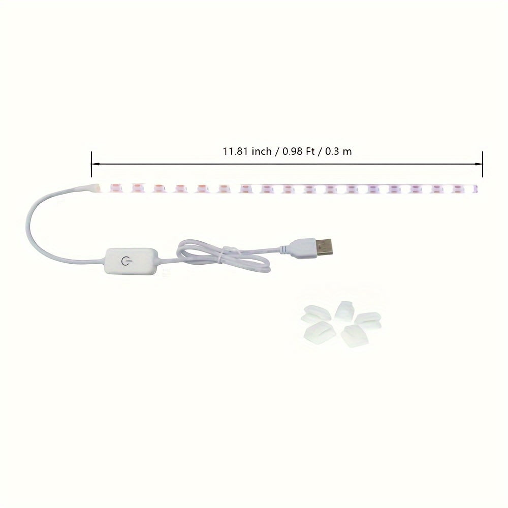 CUITING 11.81” USB-Powered LED Sewing Machine Light Strip with Touch ...