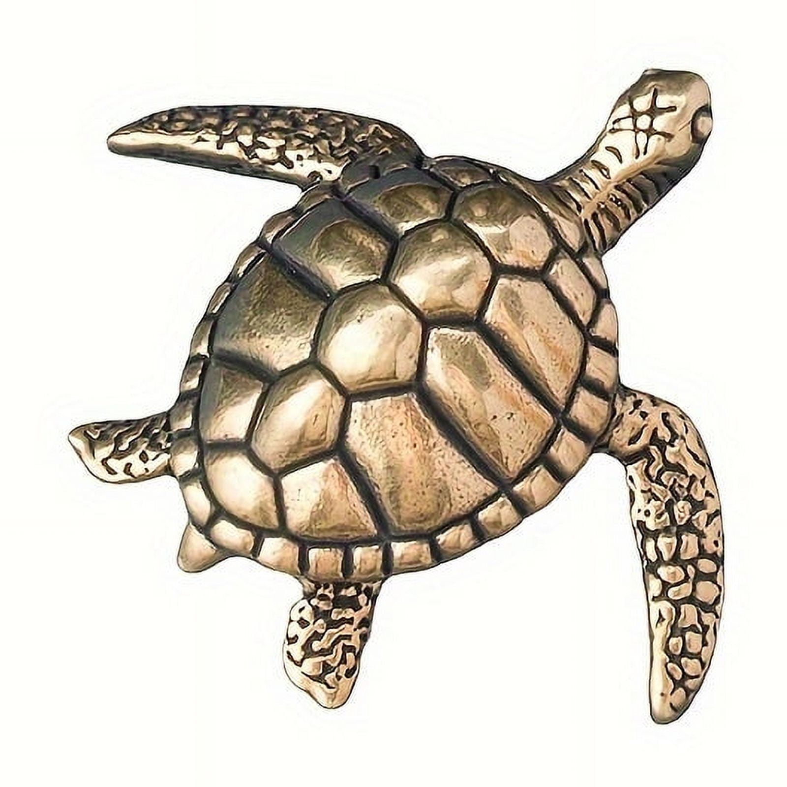 CUITING 1pc Premium Solid Brass Sea Turtle Desktop Ornament - Elevate ...