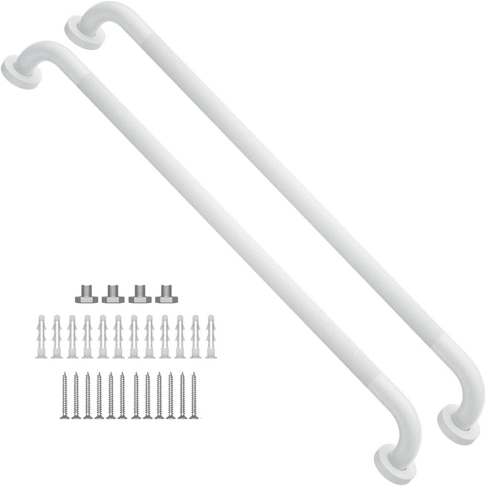 CUITING 2 Pack 12 Inch Anti Slip Shower Grab Bar Handle Chrome ...
