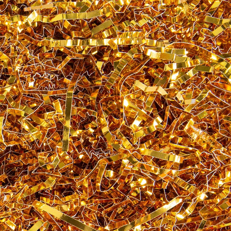 CUITING 20g Golden Pleated Paper Shred - Perfect for Wedding Favors ...