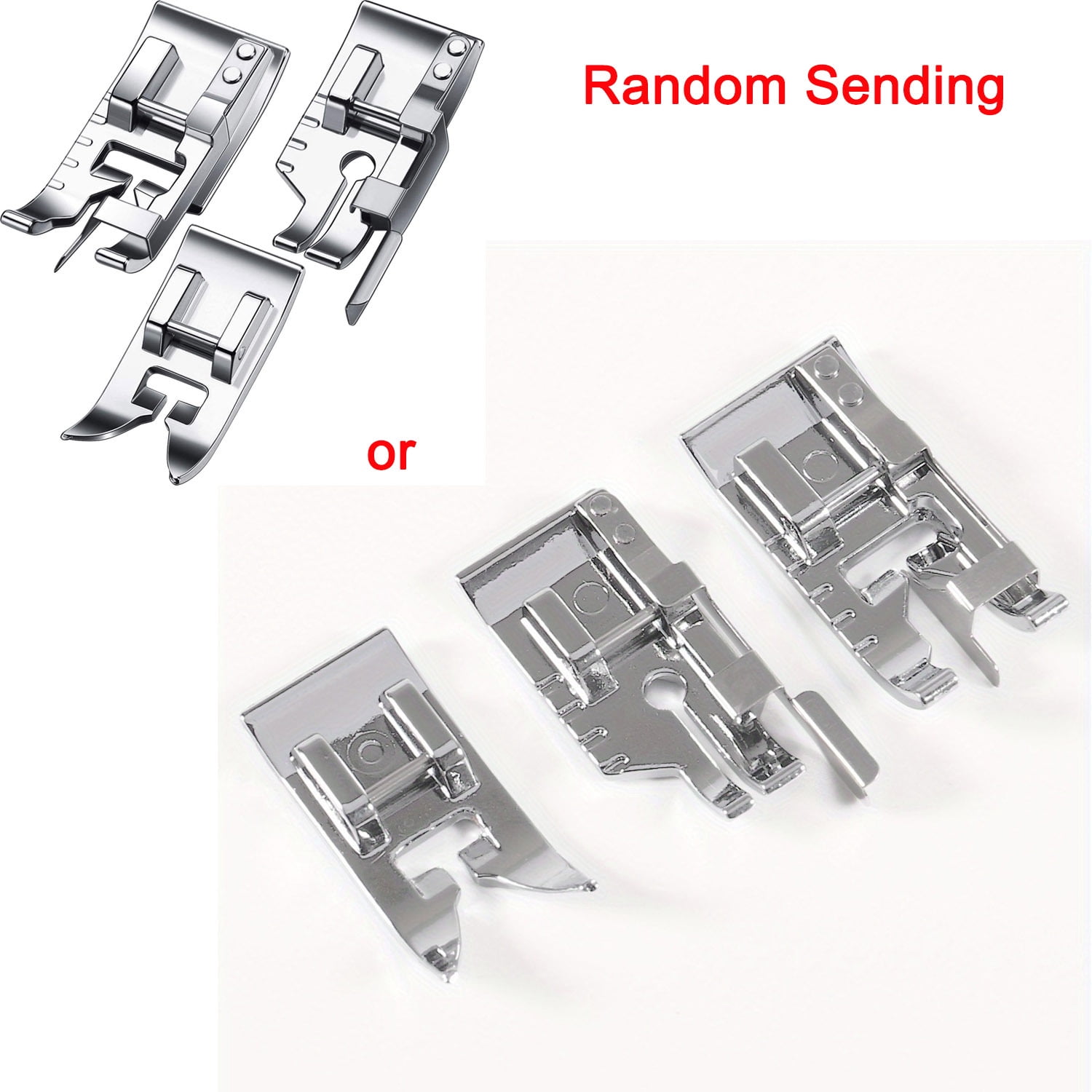 CUITING 3pcs 3-Piece Stitch in Ditch Foot Set with Quilting Presser ...