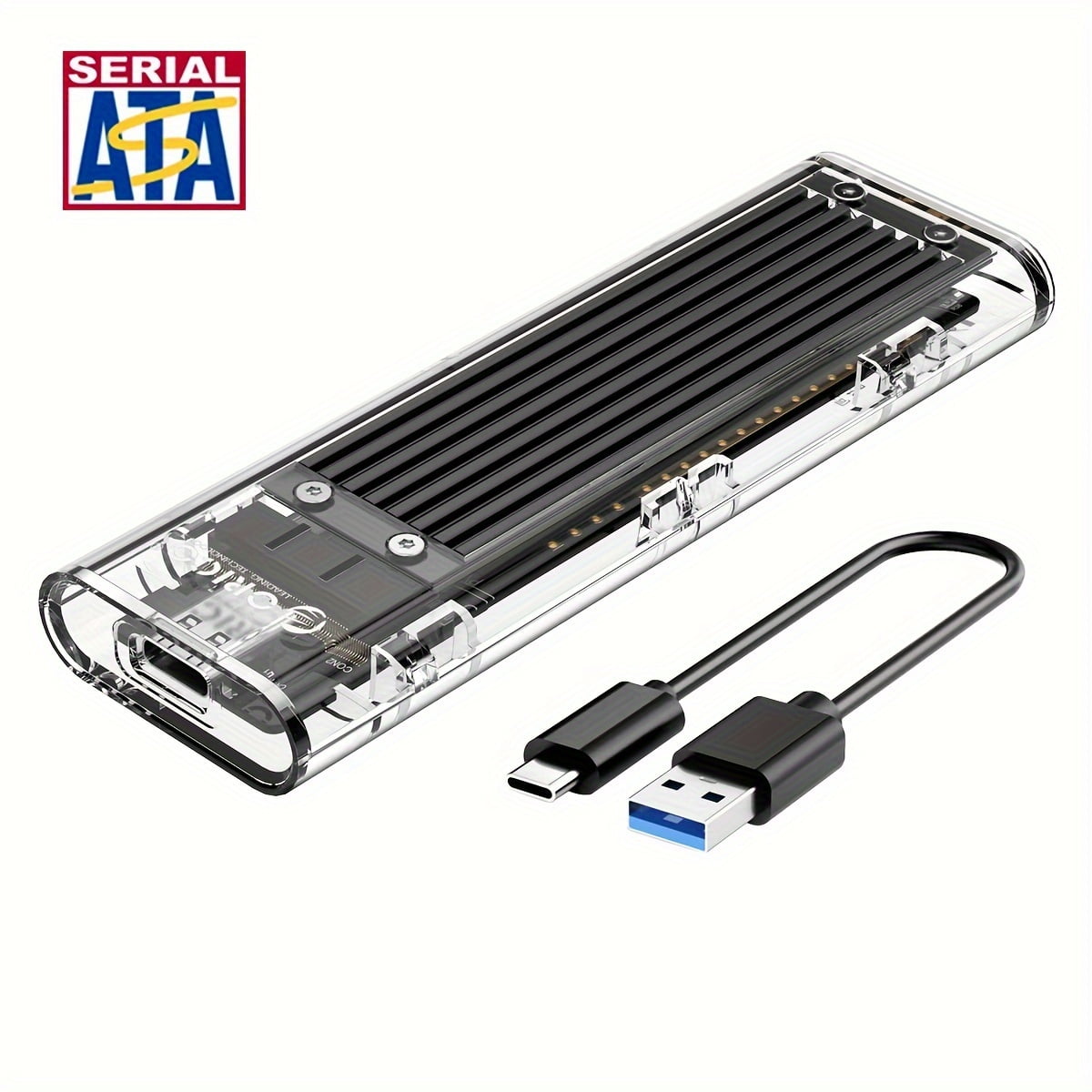 CUITING M.2 SATA SSD External Enclosure Tool-Free USB 3.1 Type-C ...