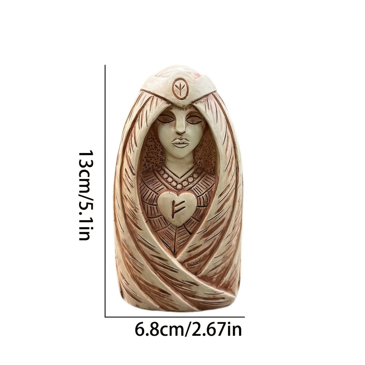 CUITING Nordic Mythology Goddess Statue - Handcrafted Resin Witch ...