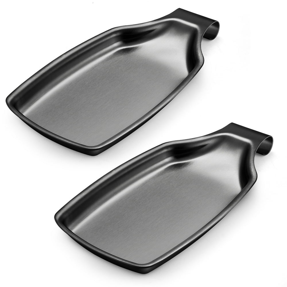 CUITING Spoon Rest Set of 2 Stainless Steel Spoon Holder for Stove Top ...