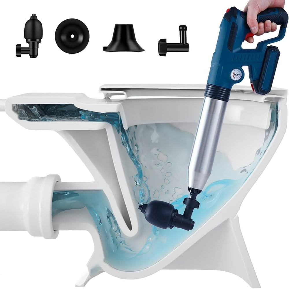 CUITING Toilet Air Plunger Drain Clog Remover Tools Air Drain Blaster ...